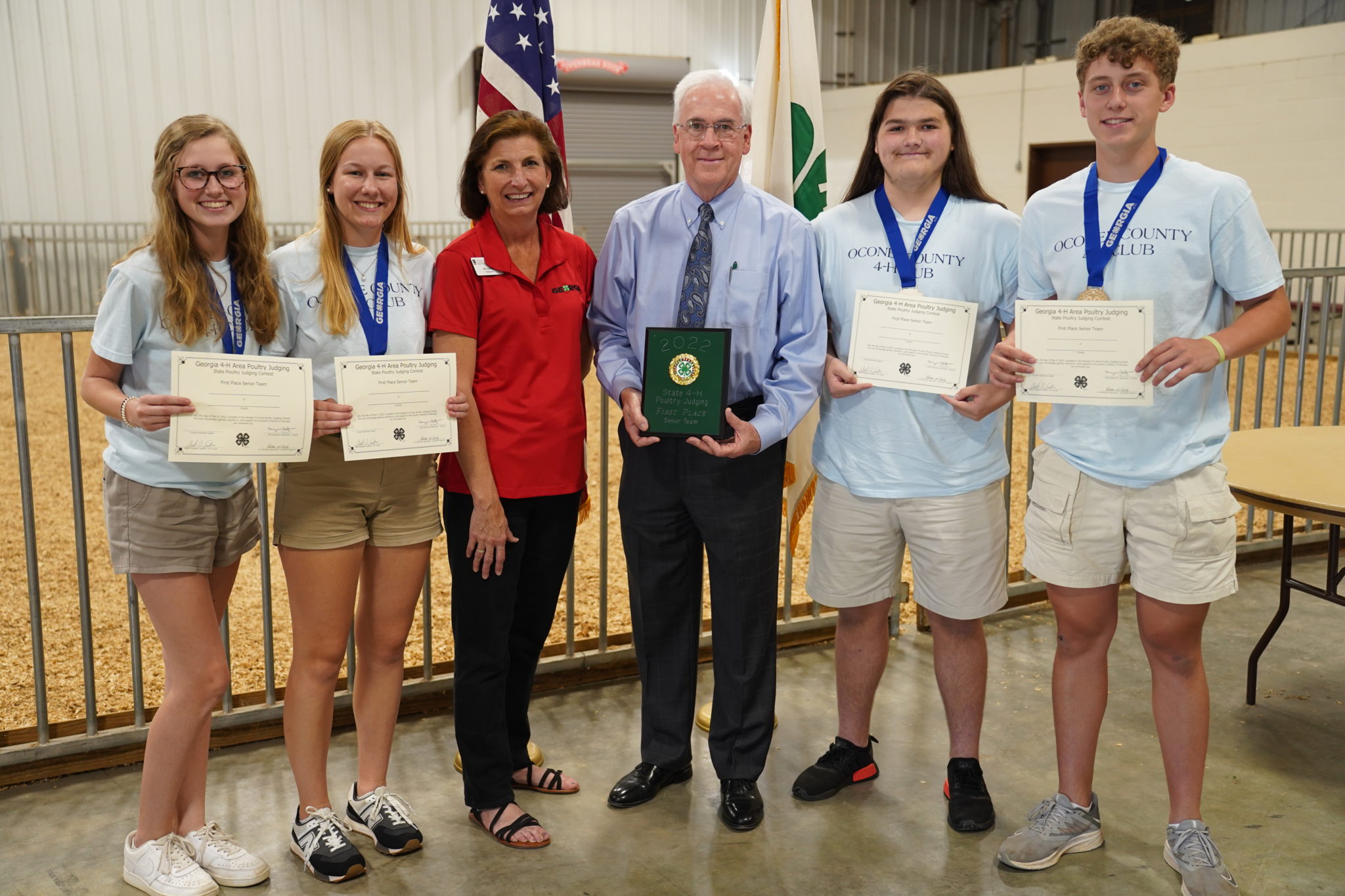 Oconee County takes first place in 4-H State Poultry Judging contest ...